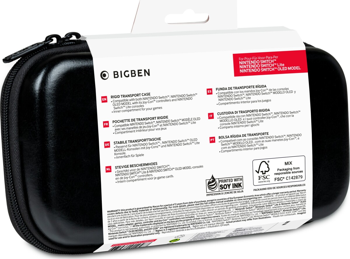 Køb Bigben Interactive Travel Case Large - Rainbow - Switch - Gucca.dk