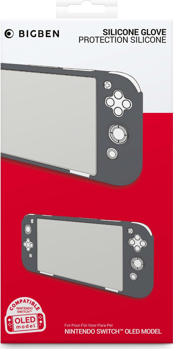 Køb Bigben Oled Silicon Case Grey - Switch - Gucca.dk