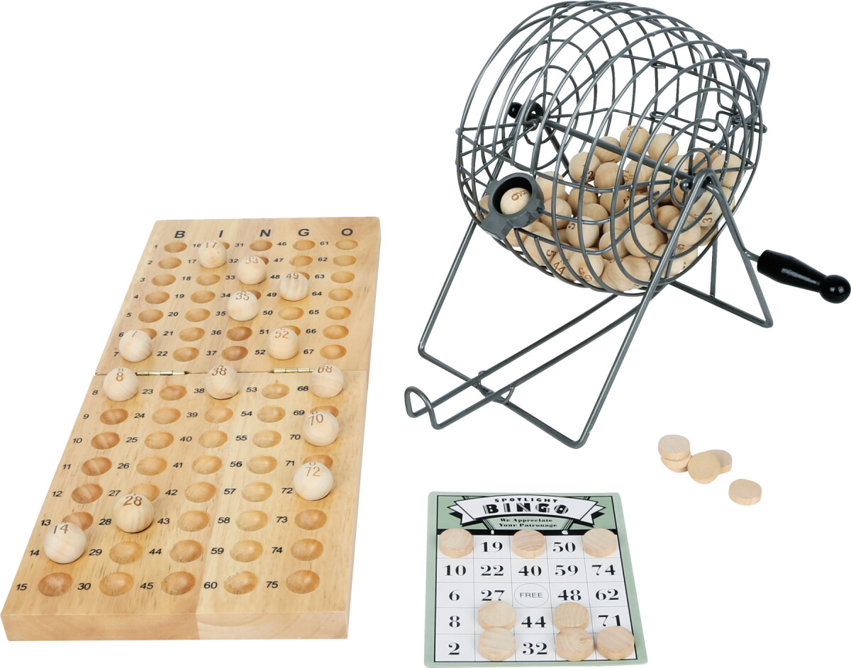 Køb Small Foot - Bingo Spil Med Tromle - Gucca.dk