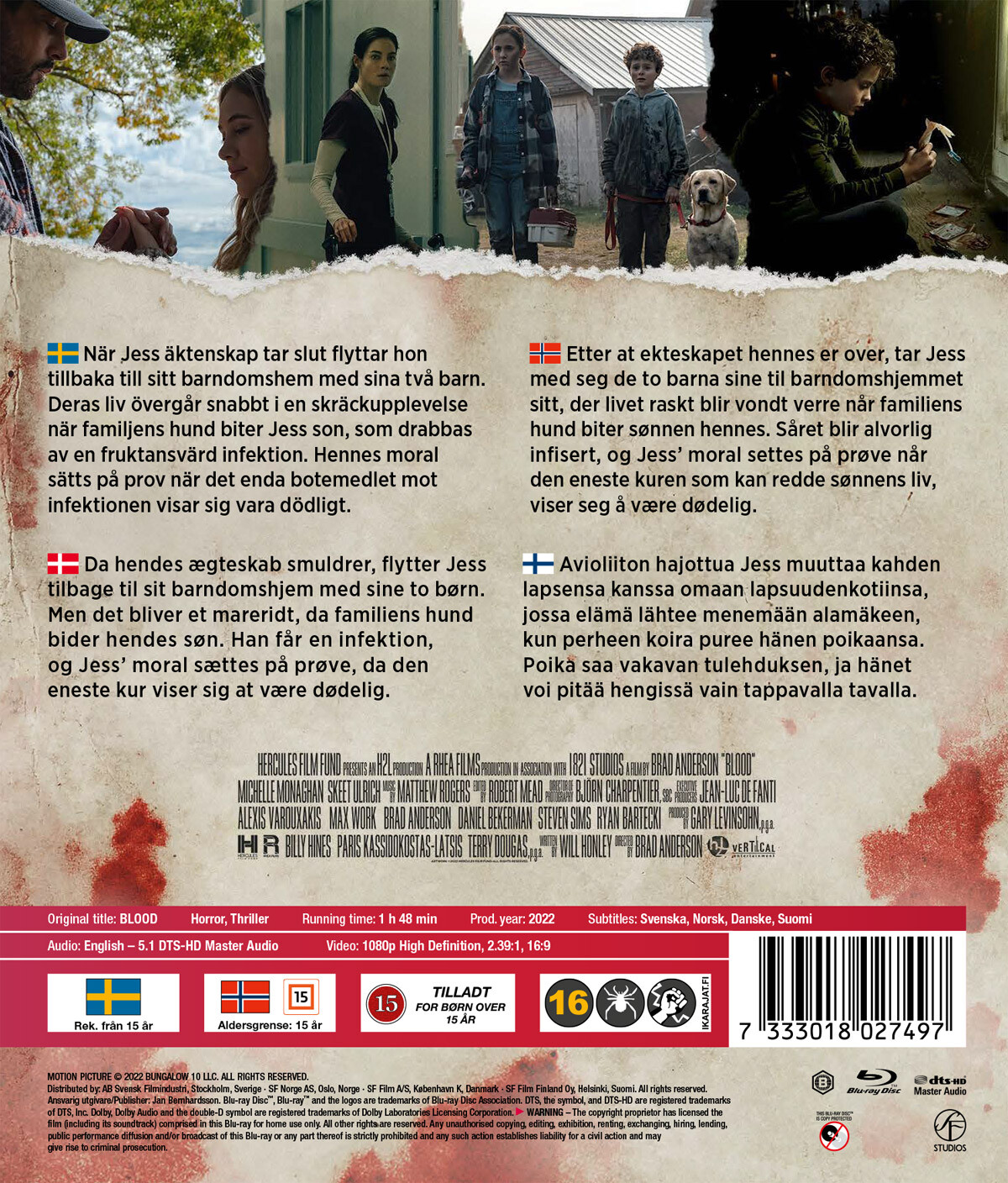 Køb Blood på Blu-Ray - film fra 2022 - Gucca.dk
