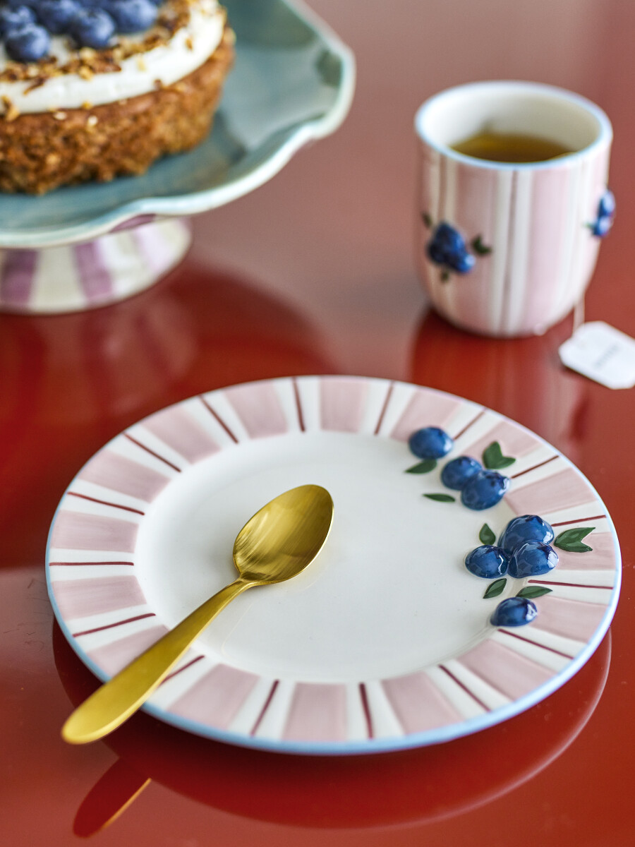 Køb Bloomingville - Carry Tallerken - Rosa - Stentøj - Sæt Med 4 - Gucca.dk