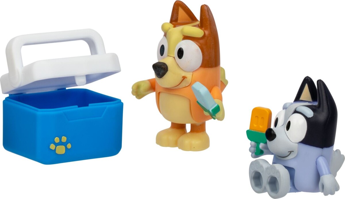 Køb Bluey - Ice Blocks - Socks Og Bingo - 2 Figurer fra Moose - Gucca.dk