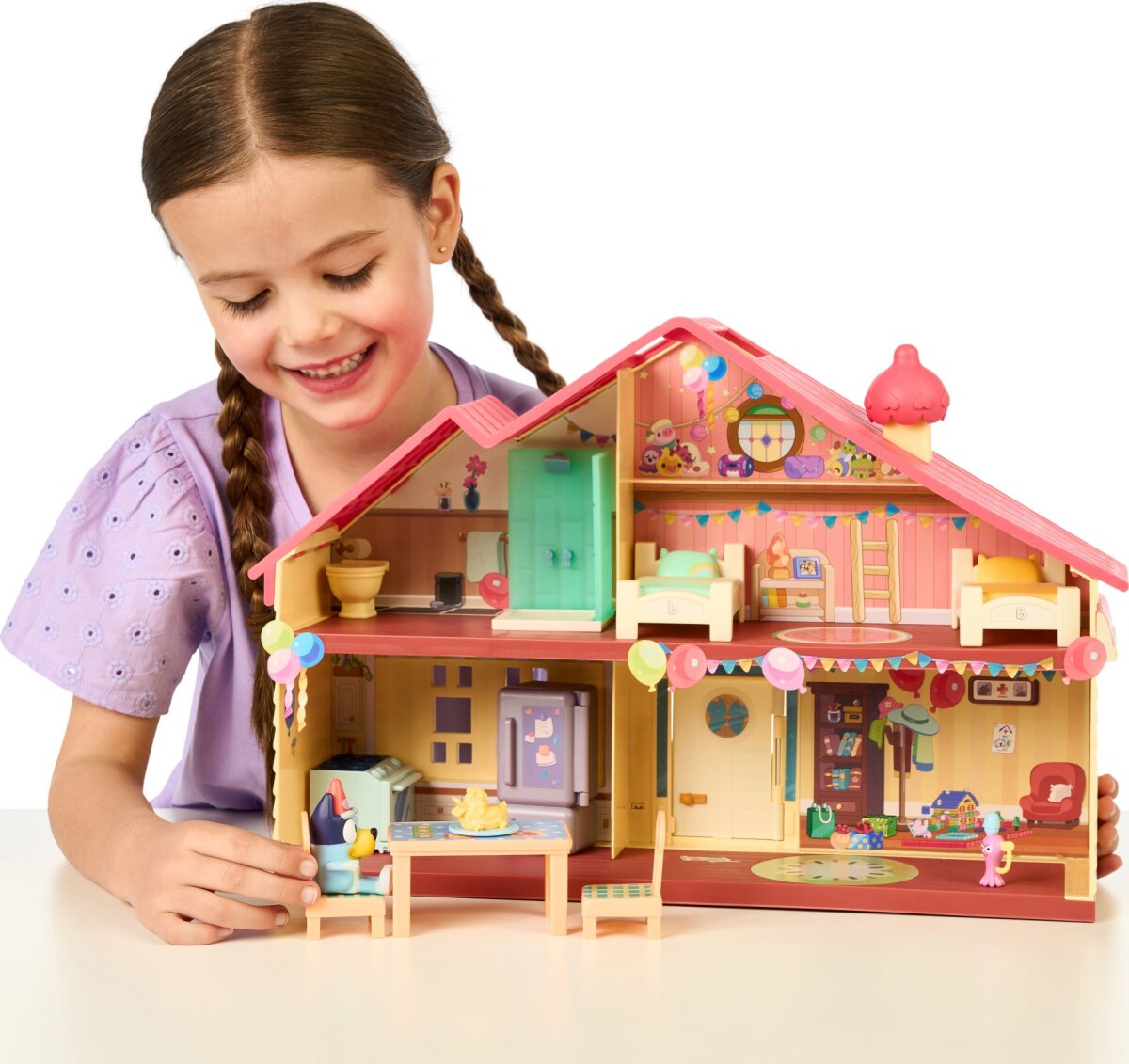 Bluey - Bluey's Fødselsdagsfest Hus Med Tilbehør | Se tilbud og køb på ...