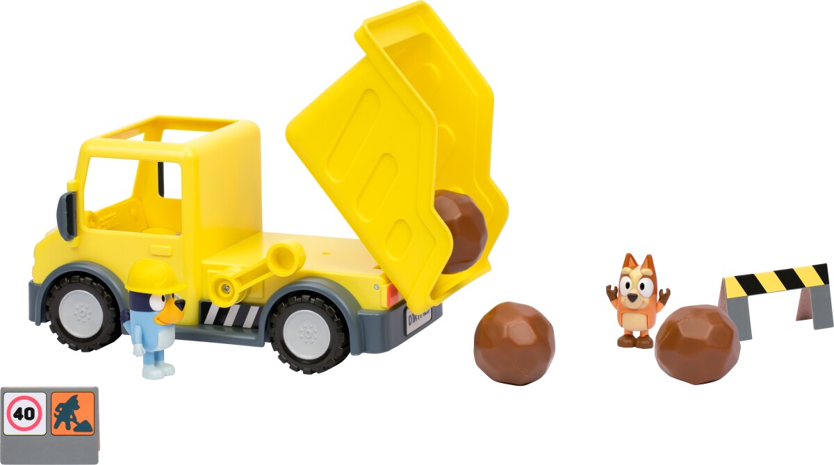 Køb Bluey - Blueys Tipvogn Hard-Hat Bluey Og Muddy Bingo fra Moose ...