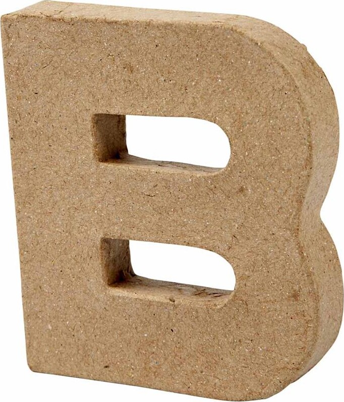 Køb Bogstav Til Pynt - B - Stort Bogstav - Papmaché - 10x9 Cm fra ...