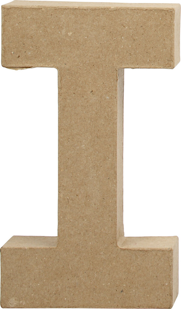 Køb Bogstav I Papmaché - I fra Creativ Company - Gucca.dk