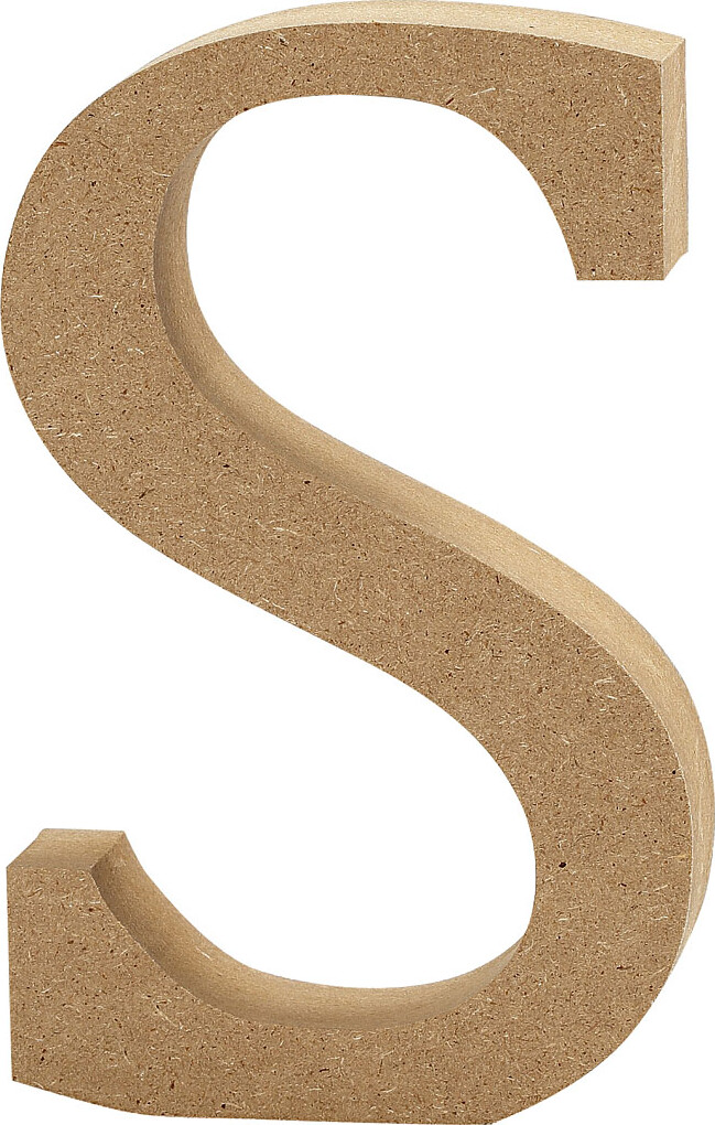 Køb Bogstav I Træ - S - Stort Bogstav - H 8 Cm fra Creativ Company ...