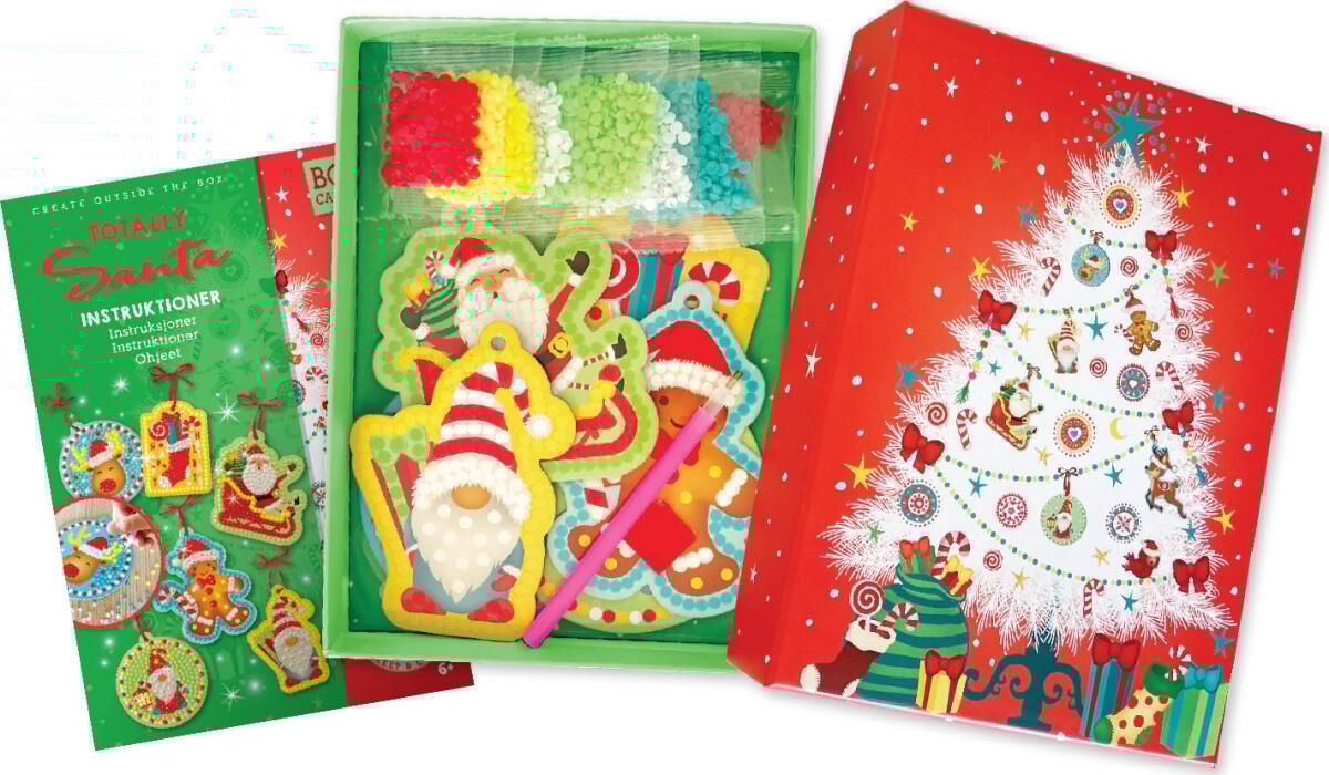 Køb Box Candiy - Diamond Art Ornaments & Gift Tags - Totally Santa - Bc ...