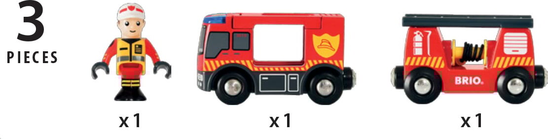 Køb Brio 33811 - Brandbil - Gucca.dk