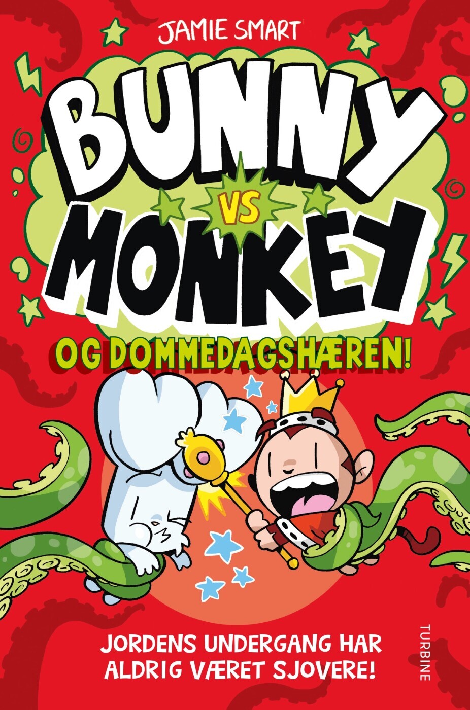 Køb Bunny Vs Monkey Og Dommedagshæren! af Jamie Smart - bog hardback - Gucca.dk