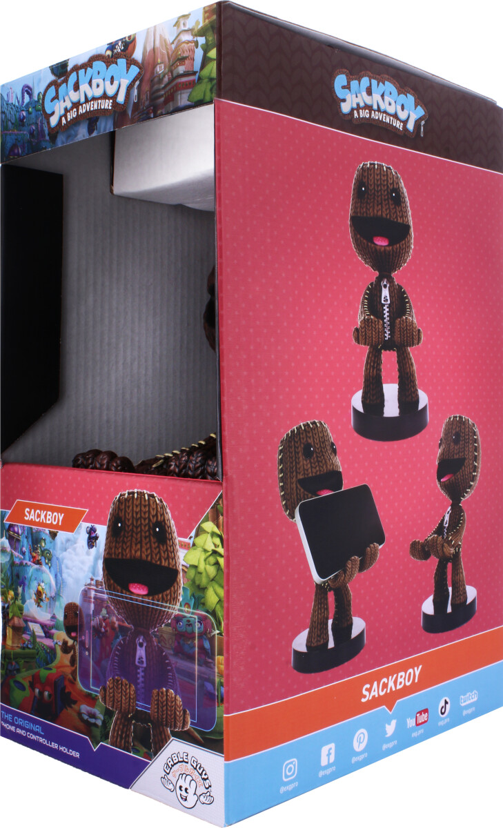 Cable Guys - Controller Holder - Sackboy | Se tilbud og køb på Gucca.dk