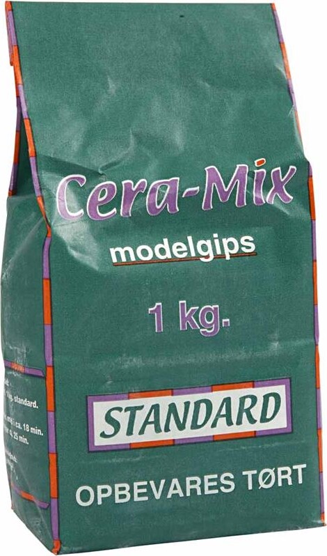 Køb Cera-mix Standard Modelgips - Lys Grå - 1 Kg fra Creativ Company ...
