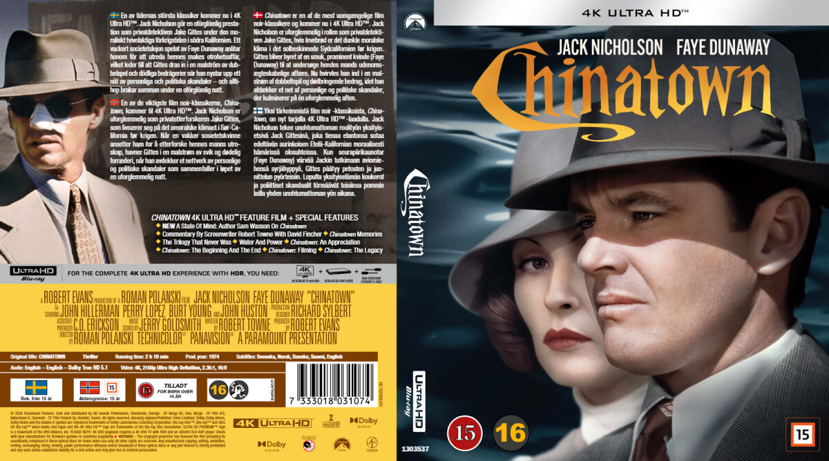 Chinatown - Collector's Edition 4K Ultra Hd Blu-Ray Film → Køb billigt ...