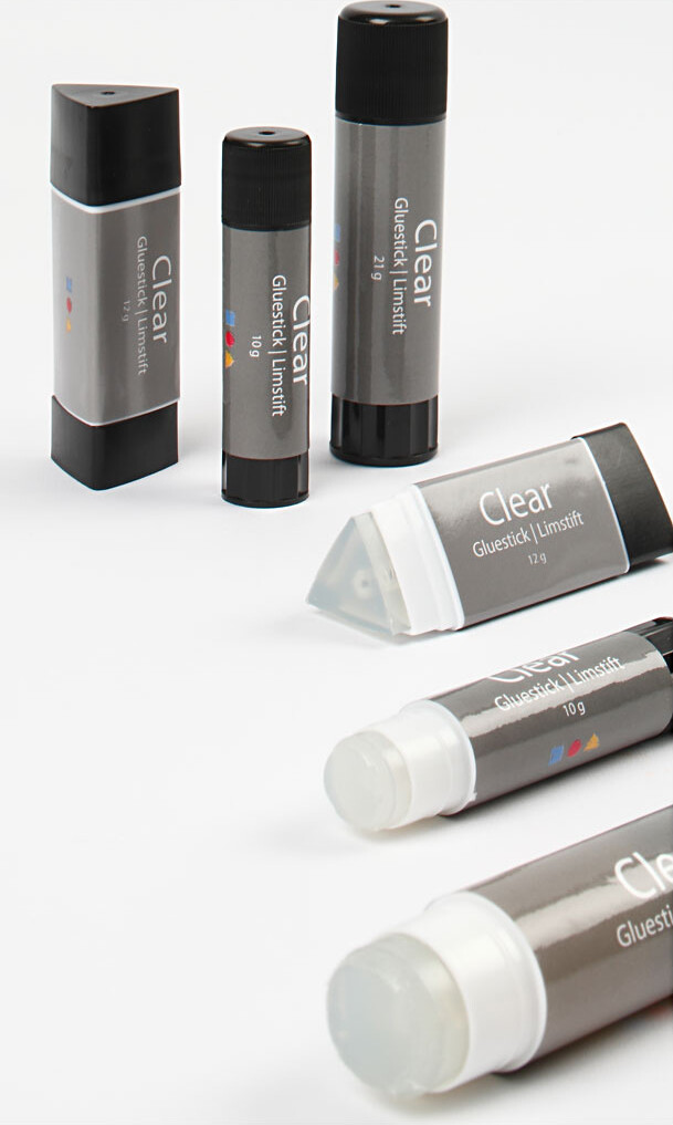 Clear Limstift - Rund - 1 Stk. - 10 G | Se tilbud og køb på Gucca.dk