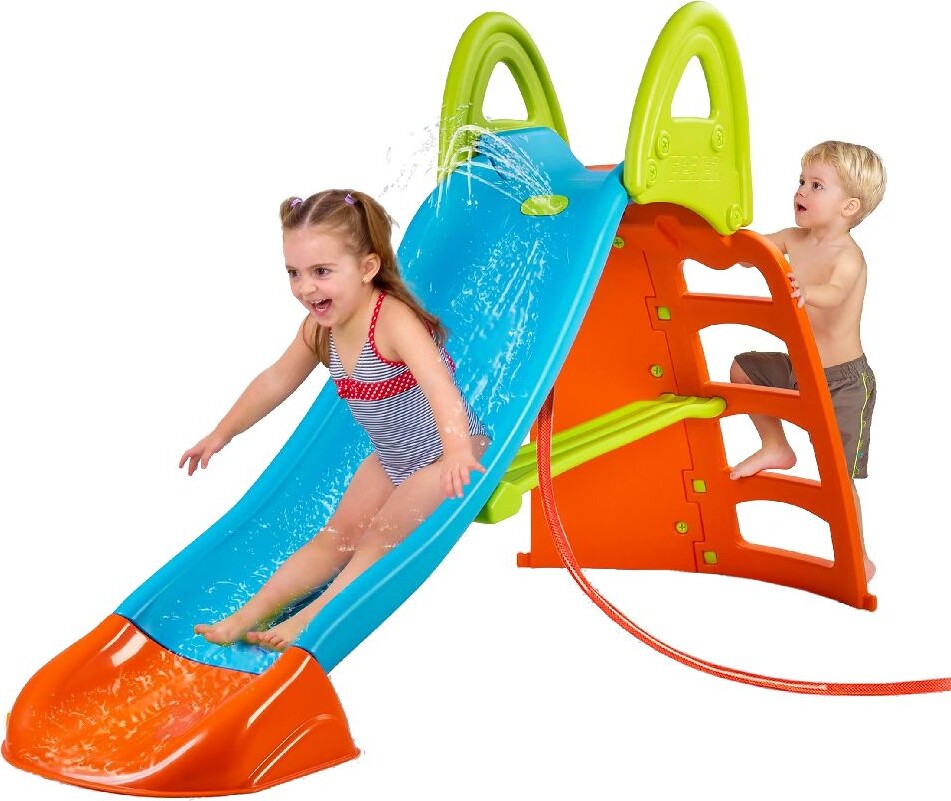 Køb Feber - Rutsjebane Til Børn - Udendørs - Plastik - Climb & Slide ...