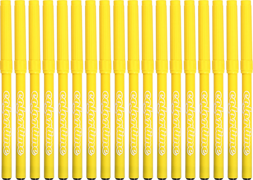 Køb Tusser - Vandbaserede - Tykkelse 2 Mm - Citrongul - 18 Stk fra ...