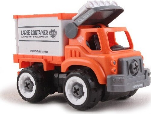 Fjernstyret Lastbil Med Container - Med Lyd Og Skruetrækker - Contruck ...