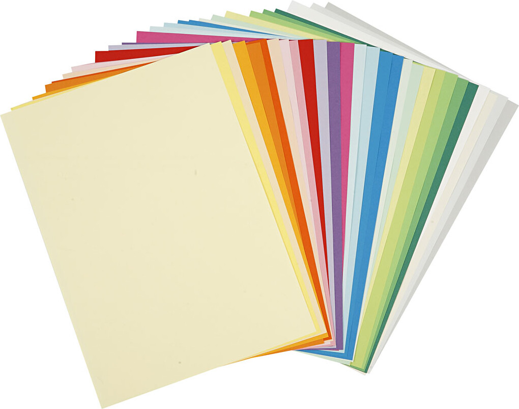 Køb Paper Concept - Farvet Papir - A4 - 210x297 Mm - 80 G - Flere ...