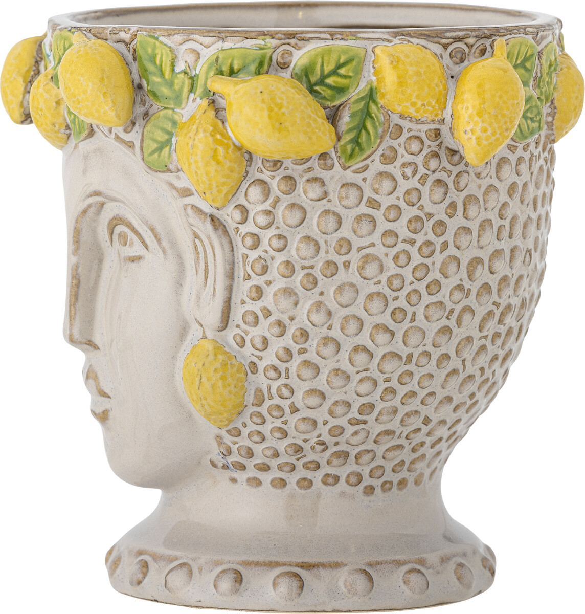 Køb Creative Collection - Limone Urtepotteskjuler - Gul - Stentøj ...