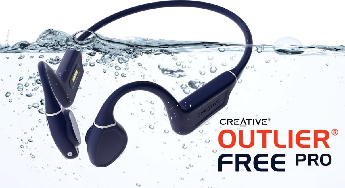 Creative - Outlier Free Pro Høretelefoner - Bone Conduction - Blå | Se ...
