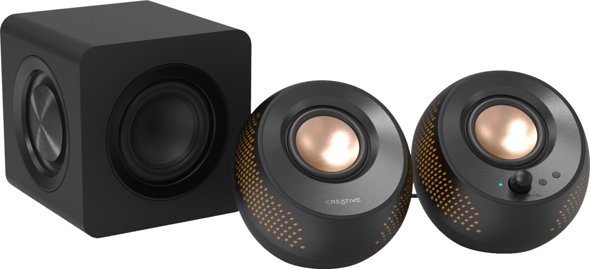 Creative - Pebble X Plus 2.1 Usb-c Computer Speakers | Se tilbud og køb på Gucca.dk