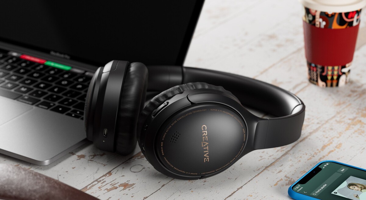 Creative - Zen Hybrid Anc Headphones - Over-ear Hovedtelefoner - Sort ...