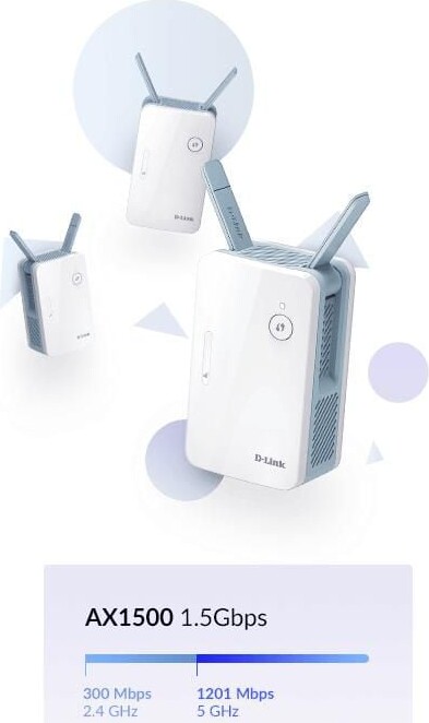 Køb D-link - Eagle Pro Ai Ax1500 Mesh Range Extender - Gucca.dk