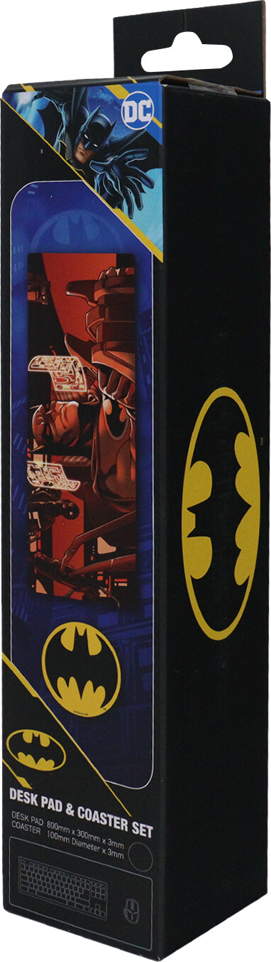 Dc Batman Desk Pad & Coaster Set | Se tilbud og køb på Gucca.dk