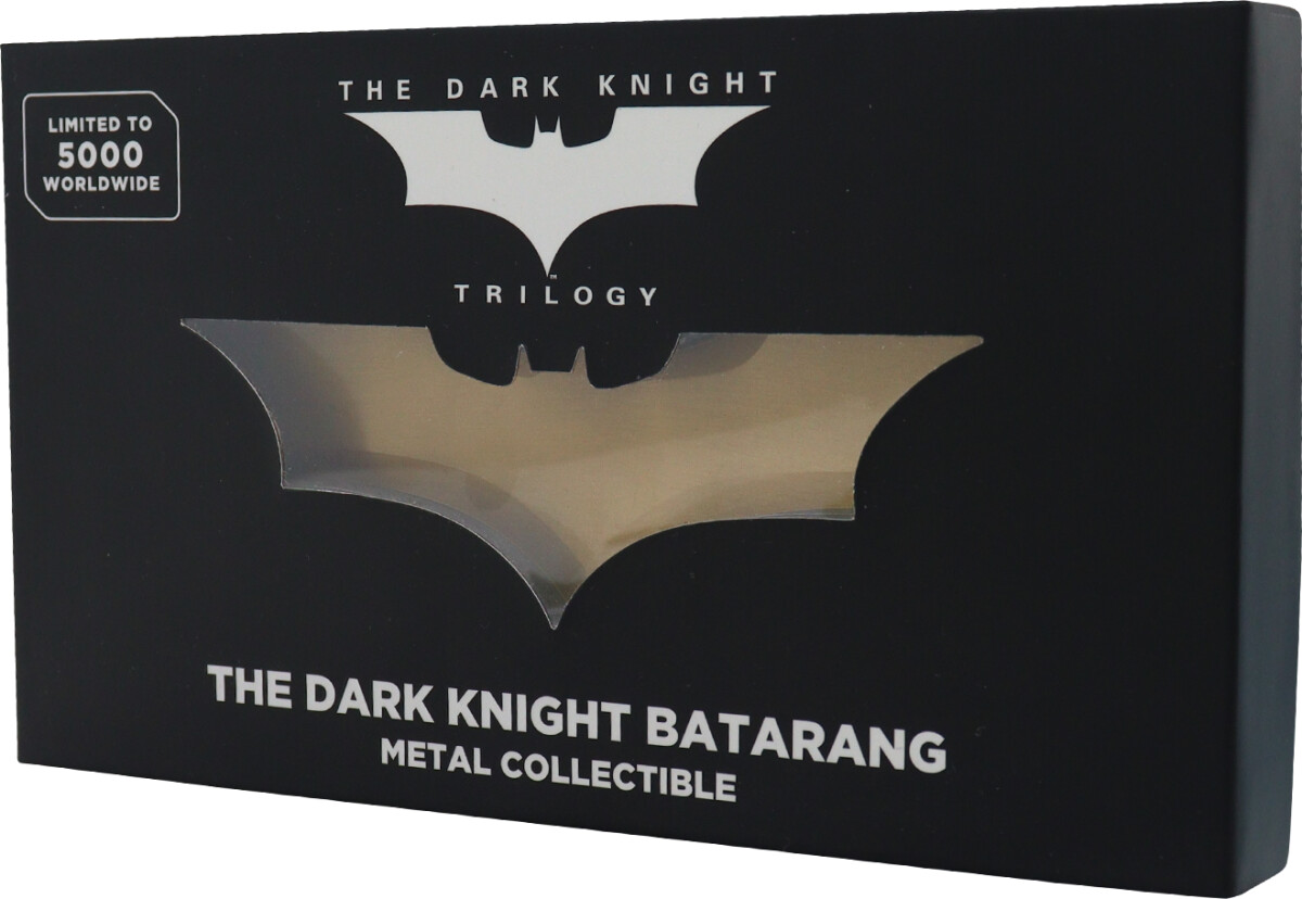 Dc The Dark Knight Limited Edition Replica Batarang | Se tilbud og køb ...