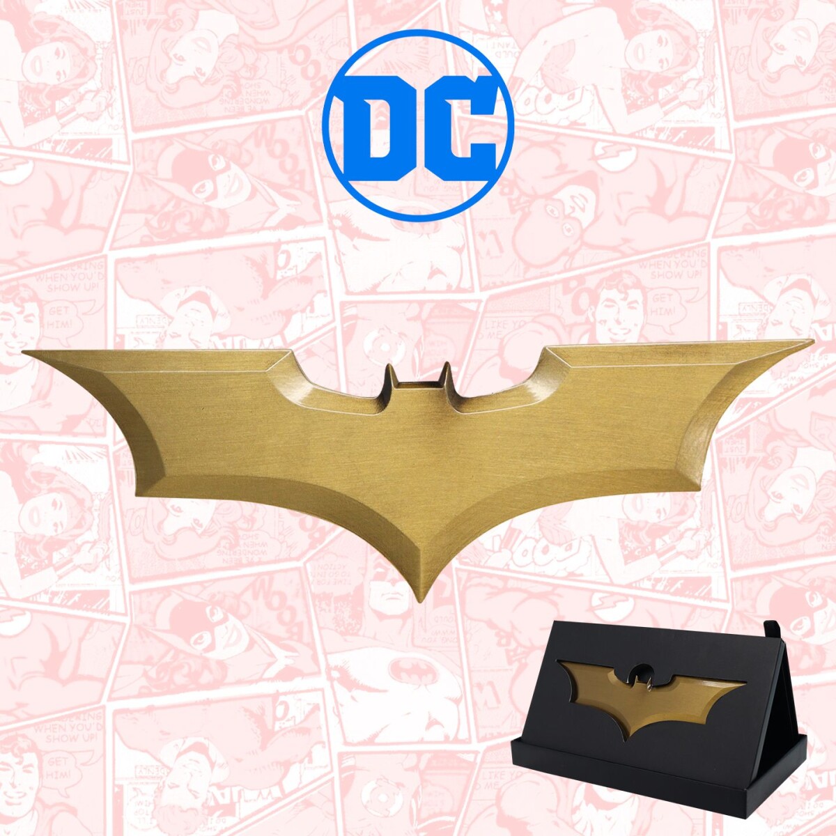 Køb Dc The Dark Knight Limited Edition Replica Batarang fra Fanattik ...