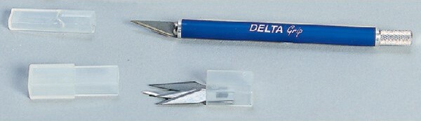 Delta Grip Kniv M. Hætte + 3 Blade | Se tilbud og køb på Gucca.dk