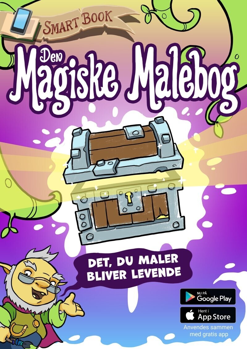 Køb Den Magiske Malebog - Smart Book af Brian Bak Jensen - hæftet ...