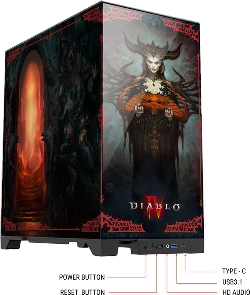 Diablo Iv - Lilith Pc Gaming Case Limited Edition Atx | Se tilbud og ...