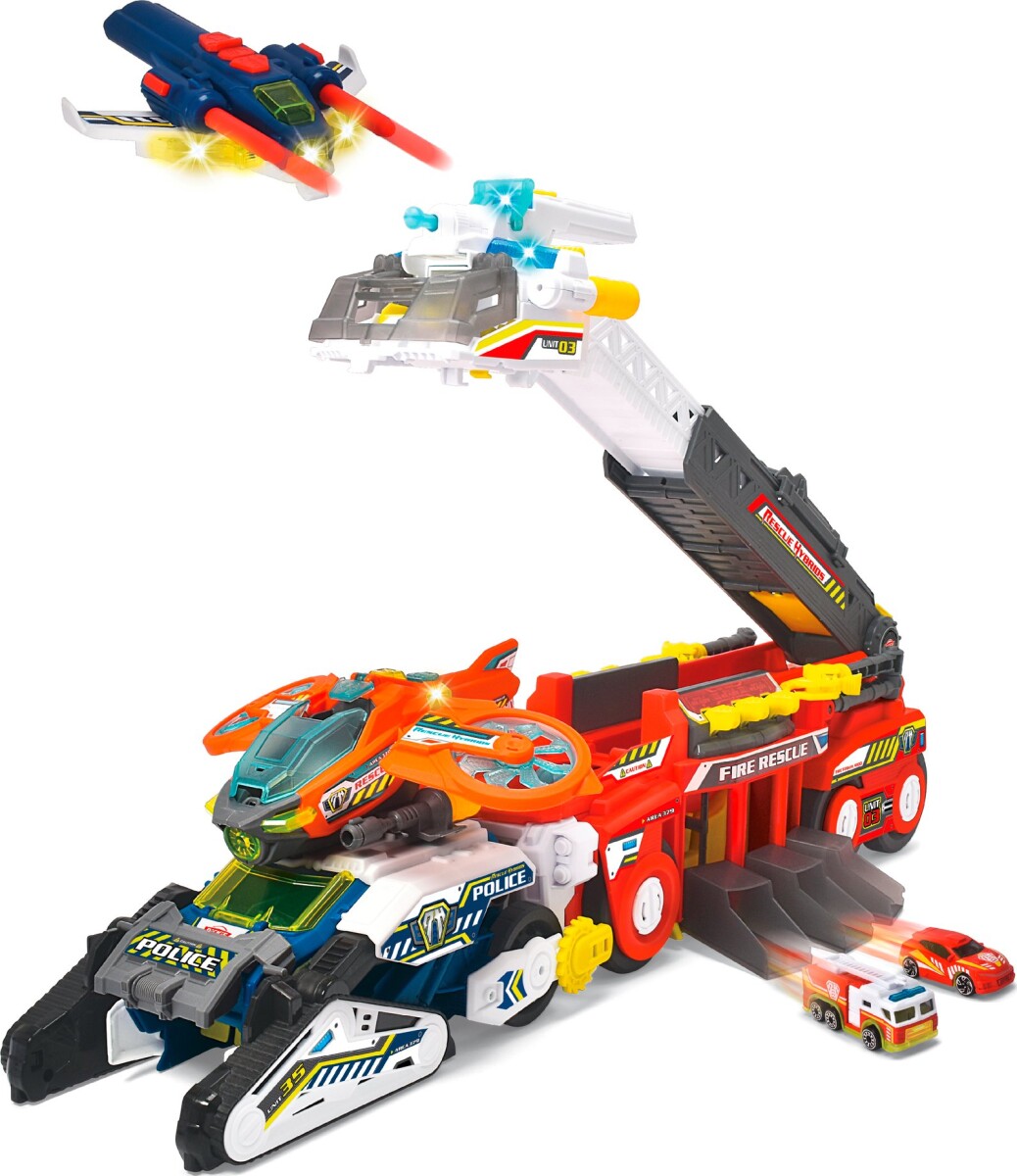 Dickie Toys - Rescue Hybrids - Robot Legetøjs Fly - Sky Patroller | Se ...