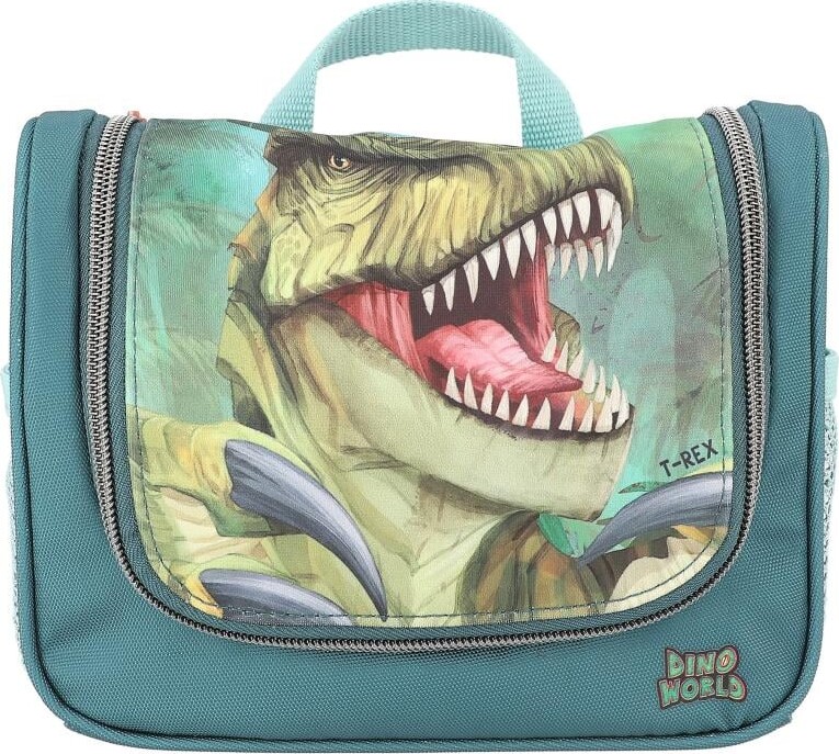 Køb Toilettaske Til Børn - Dinosaur - Dino World fra Depesche - Gucca.dk