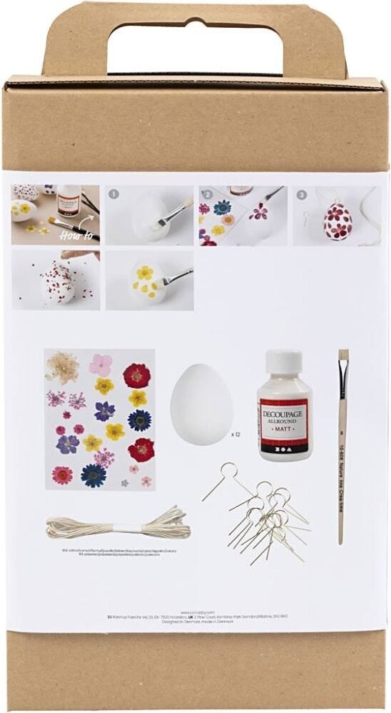 Køb Decoupage Diy Kit Til Begyndere fra Creativ Company - Gucca.dk