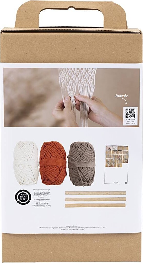Køb Macramé Planteophæng Diy Kit Til øvede fra Creativ Company - Gucca.dk