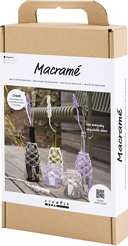 Køb Diy Macramé Kit - Glasdekoration fra Creativ Company - Gucca.dk