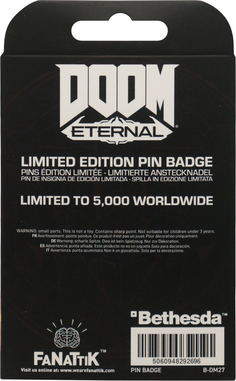 Doom Eternal Limited Edition Pin Badge | Se tilbud og køb på Gucca.dk