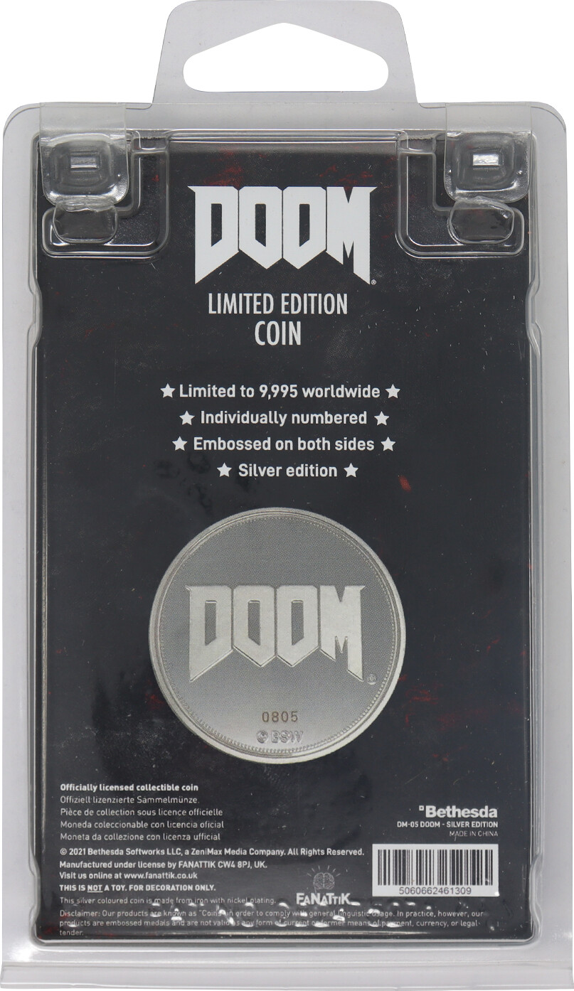Doom Limited Edition 25th Anniversary Collectible Coin | Se tilbud og ...