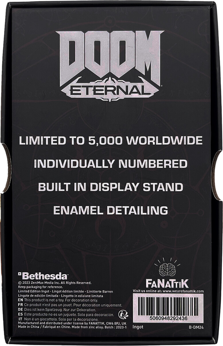 Doom Limited Edition Crucible Sword Stained Glass Window Ingot | Se ...