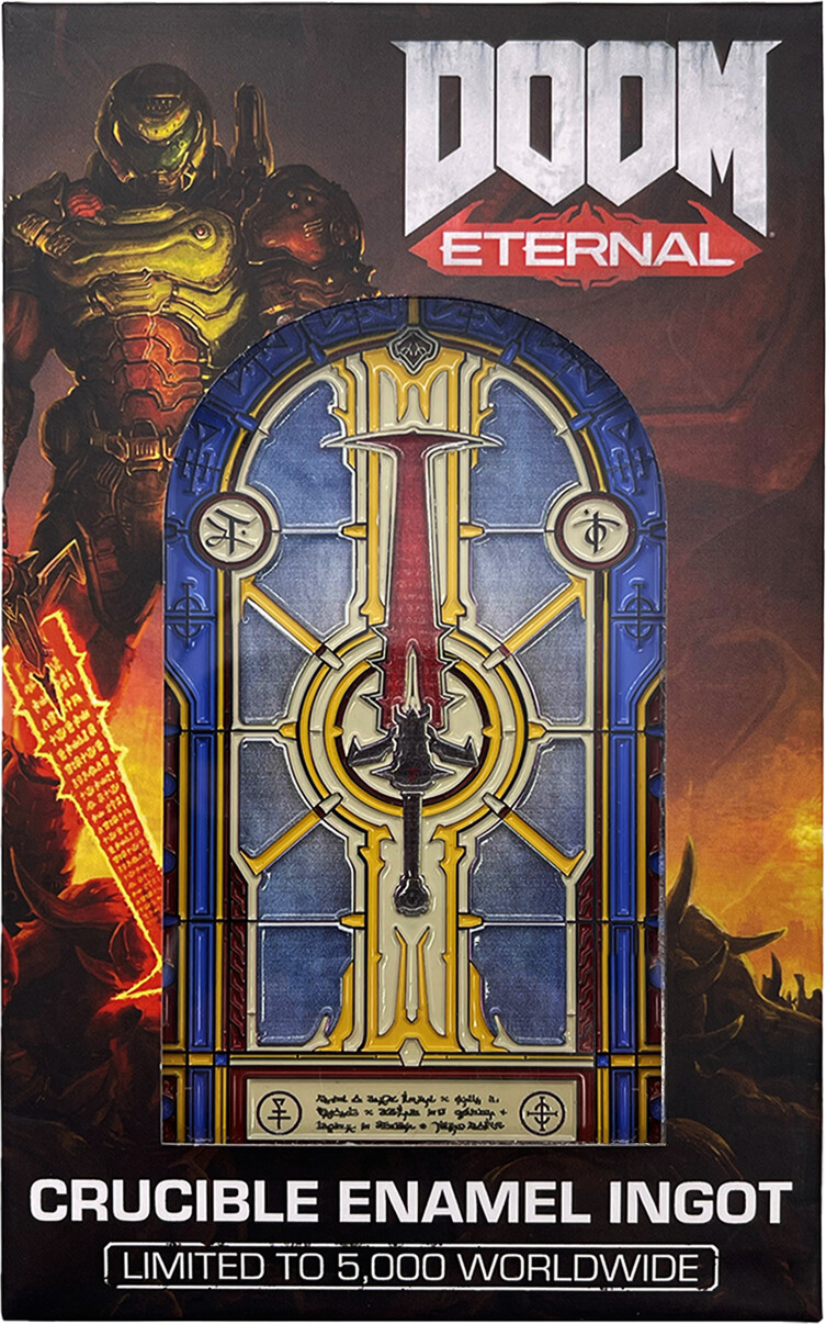 Doom Limited Edition Crucible Sword Stained Glass Window Ingot | Se ...
