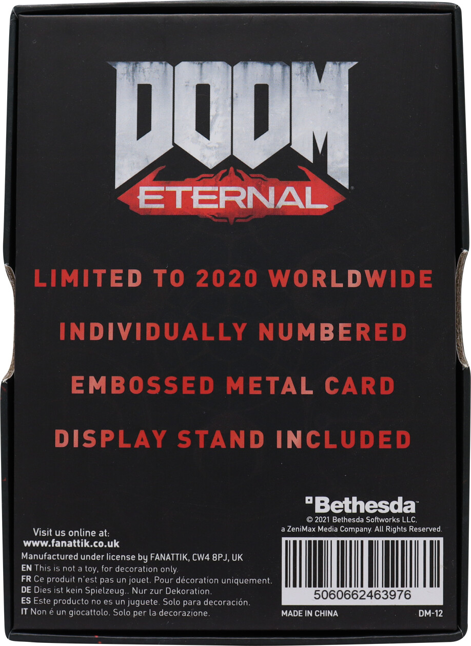 Doom Limited Edition Replica Key Card | Se tilbud og køb på Gucca.dk