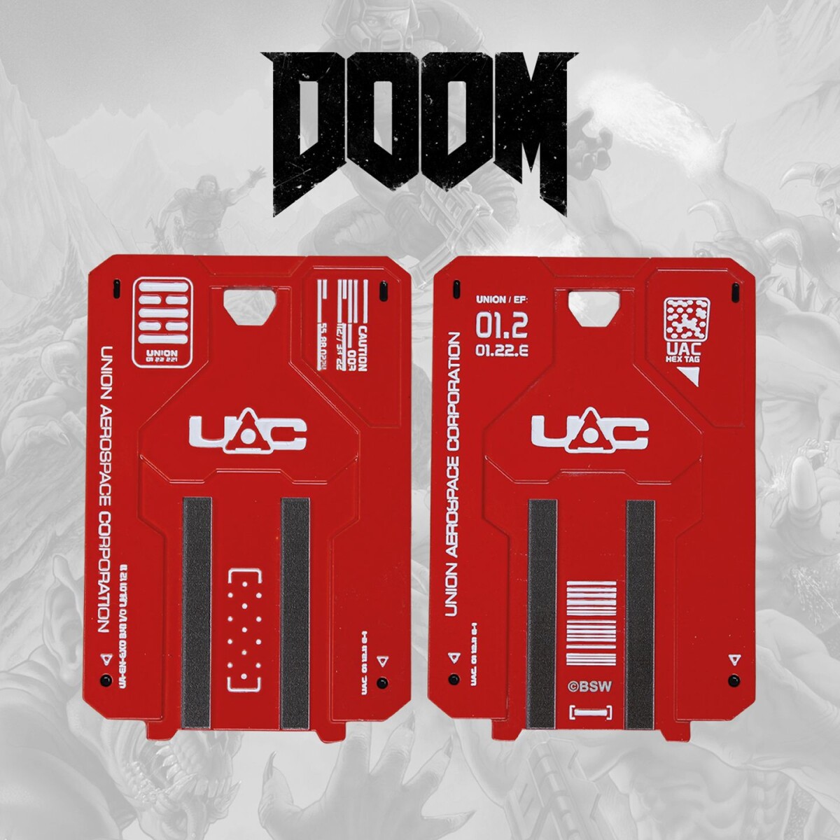 Doom Limited Edition Replica Key Card | Se tilbud og køb på Gucca.dk