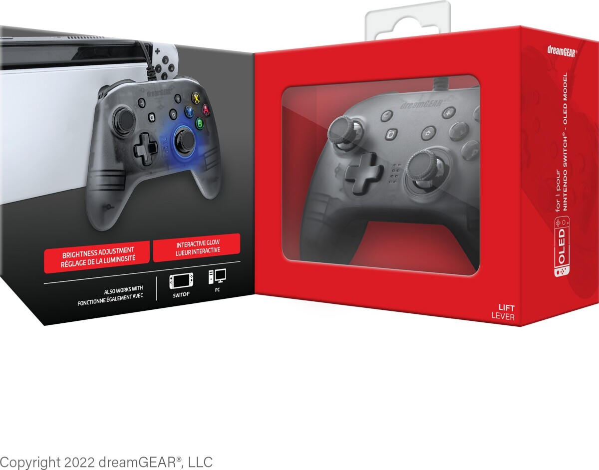 Dreamgear, Shadow Wired Controller For Nintendo Switch & Oled | Se ...