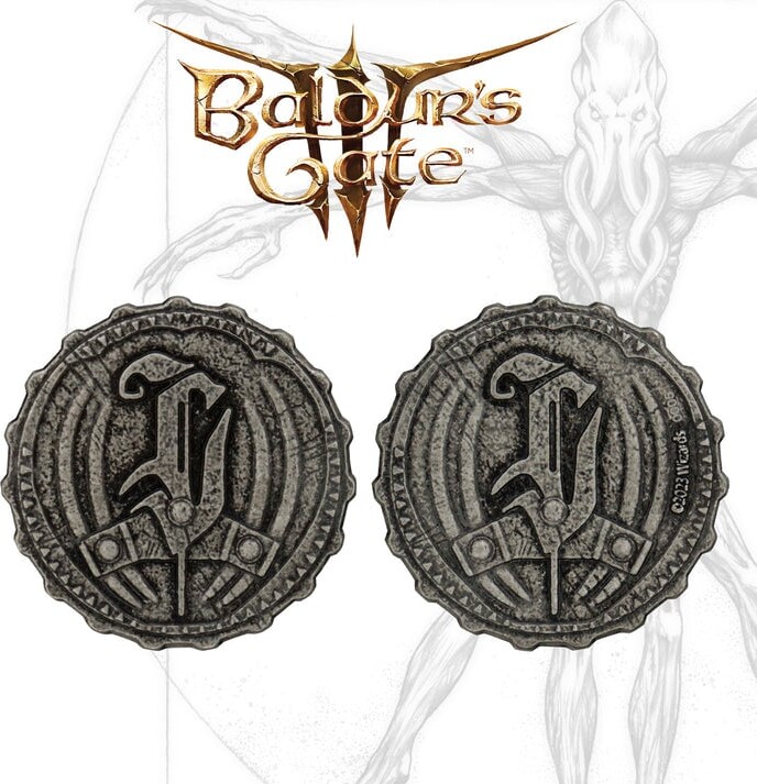 Dungeons & Dragons Baldur's Gate 3 Collectible Soul Coin | Se tilbud og ...