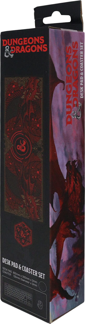 Dungeons & Dragons Desk Pad & Coaster Set | Se tilbud og køb på Gucca.dk