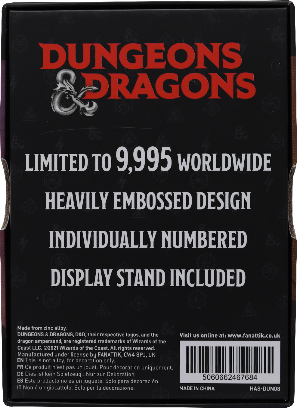 Køb Dungeons & Dragons Limited Edition Dungeon Masters Guide Ingot fra ...