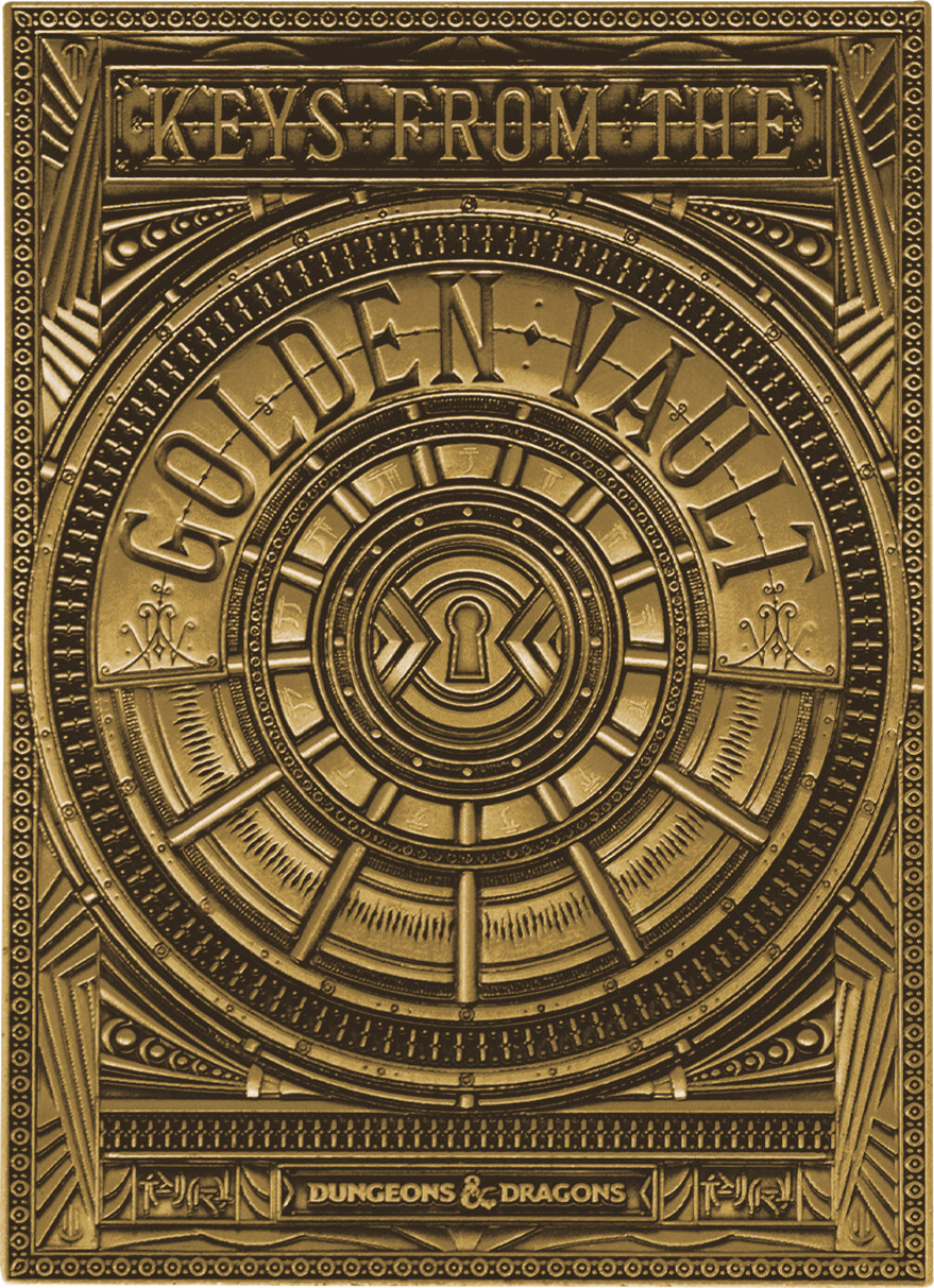 Dungeons & Dragons Limited Edition Keys From The Golden Vault Ingot ...