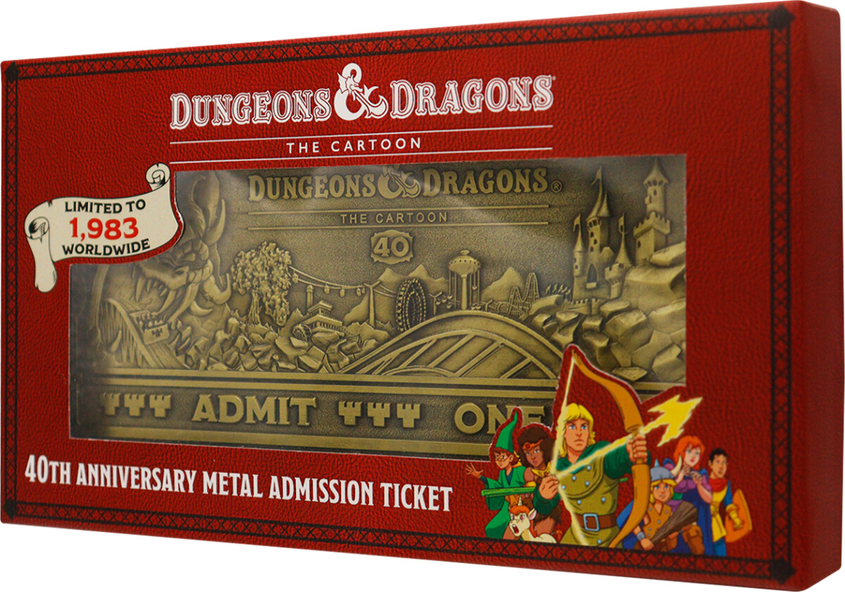 Dungeons & Dragons: The Cartoon 40th Anniversary Rollercoaster Ticket ...
